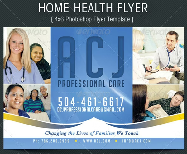 Home Health Flyer Template