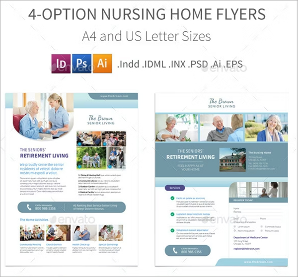 Nursing Home Care Flyers