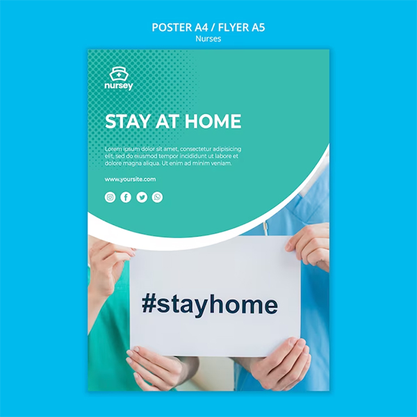 Free Home Care Flyer Template