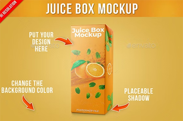 Juice Box Mockups