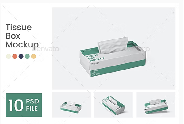 Tissue Box PSD Mockup