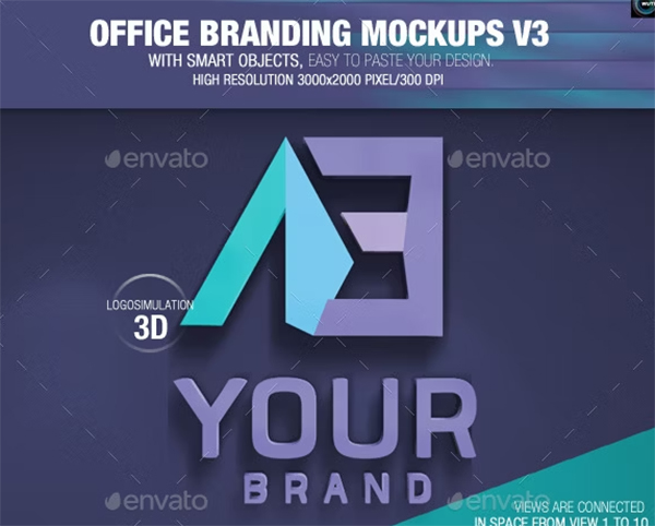 Creative Office Branding Mockup Templates