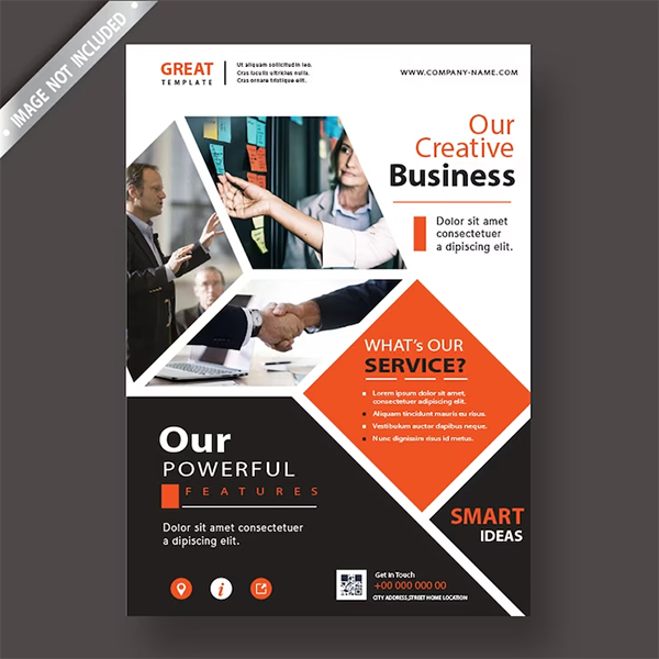 Free PSD Business Solution Flyer Template