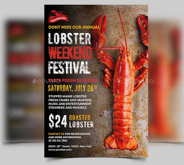 Lobster & Seafood Flyer