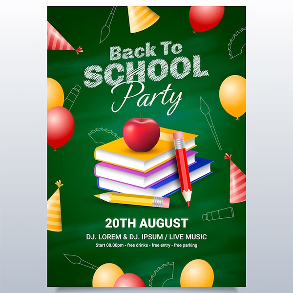 Free PSD School Activities Flyer Template