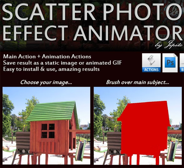 Animator Scatter Photo Effects