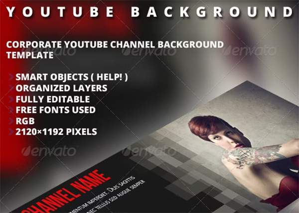 Youtube Background Template