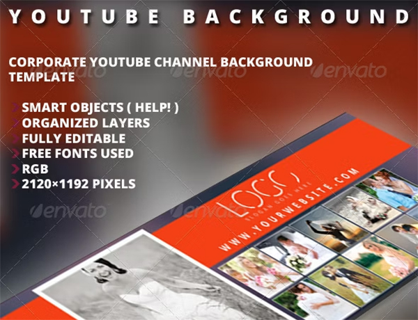 Photographer Youtube Background