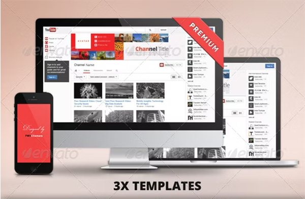 Youtube Background Design Templates