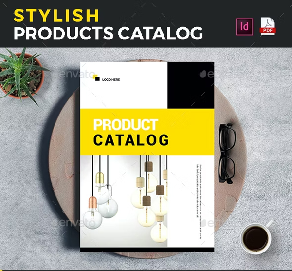 Stylish Products Catalog Design