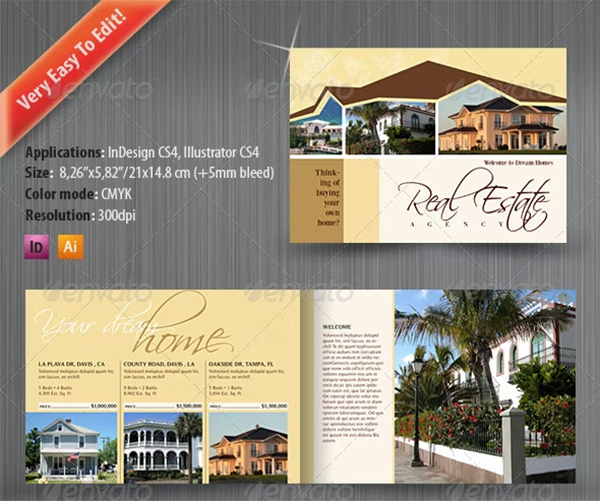 Real Estate Catalog Brochure Template