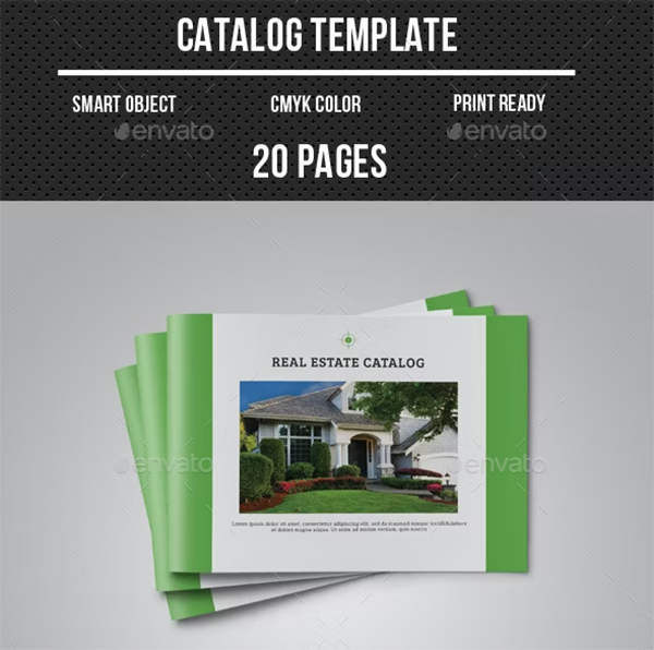 Real Estate Catalog PSD Template