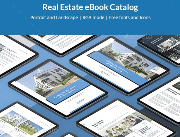 Real Estate eBook Catalog Template
