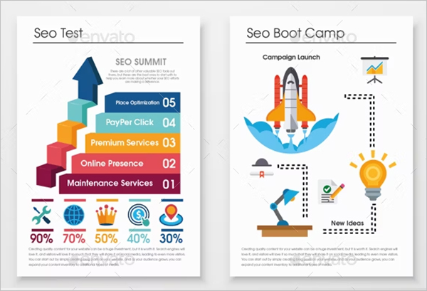 Seo Infographic Brochure Design