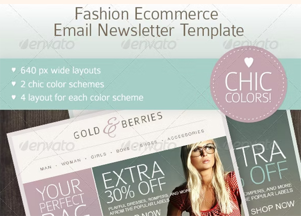 Fashion Ecommerce Email Newsletter Template