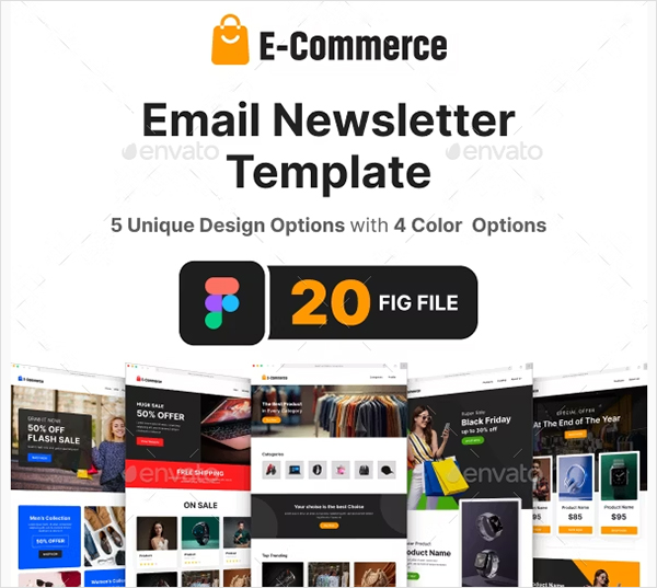 E-Commerce Email Newsletter Template