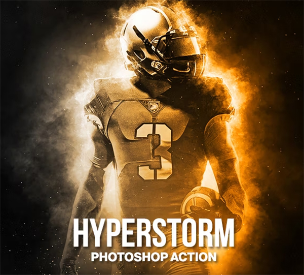 Electricity Hyperstorm Photoshop Action