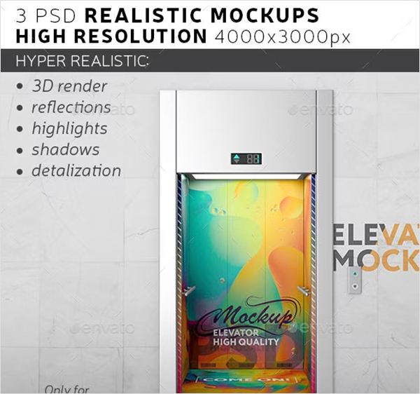 Elevator Mockups