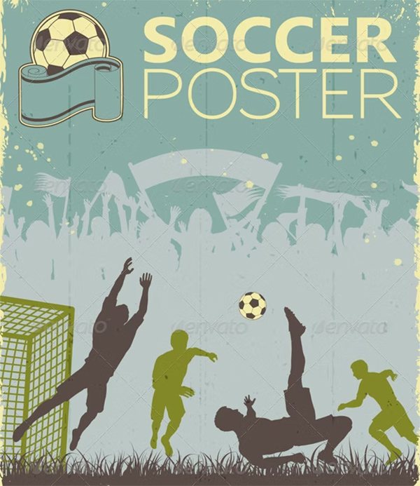 Soccer Poster Creative Design