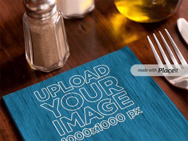 Napkin Mockup Design