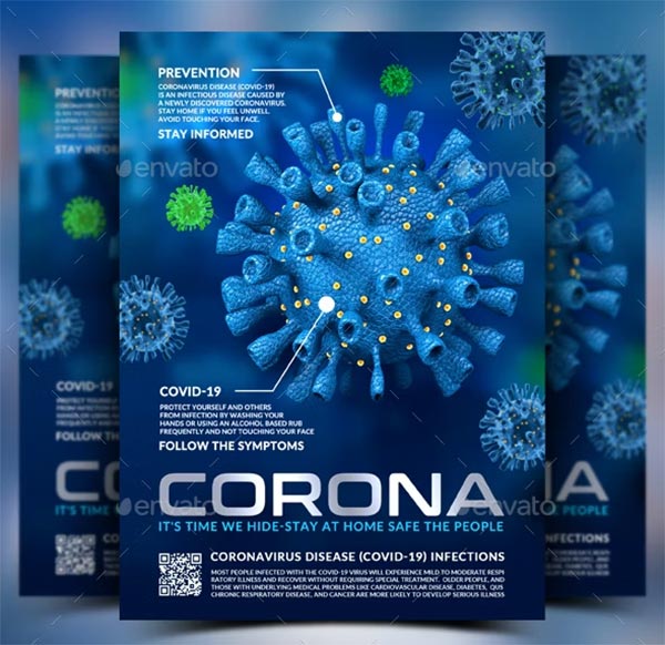 Coronavirus Covid-19 Flyer Templates